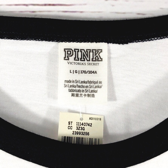 PINK Victoria's Secret | Tops | Victorias Secret Pink Nation Shirt ...